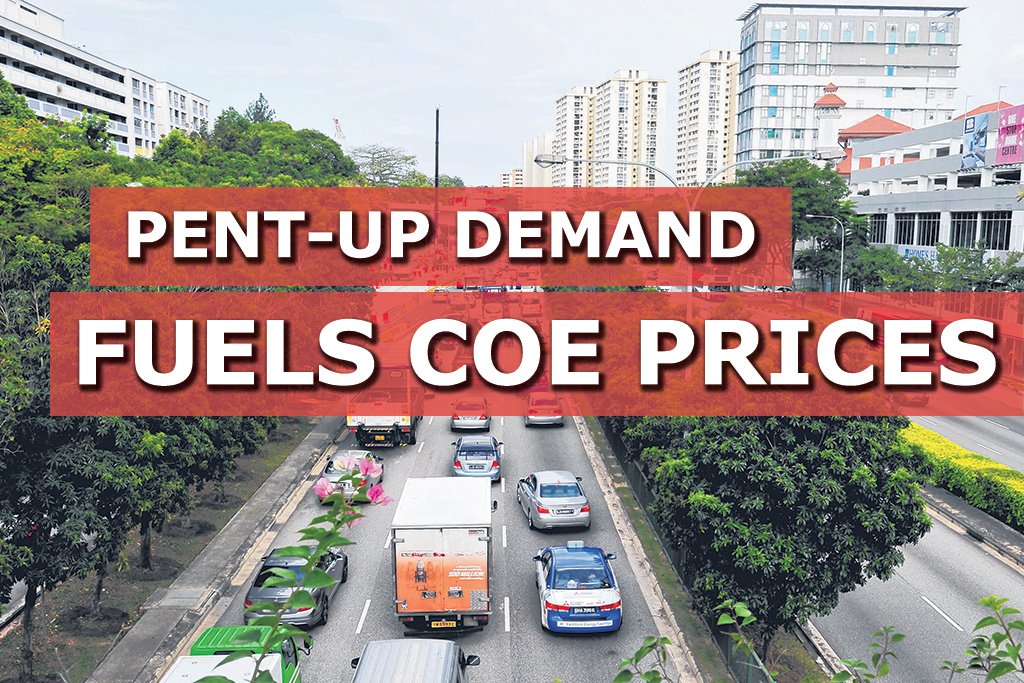 Pent-up demand fuels COE prices