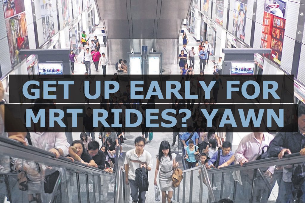 Get up early for free MRT rides? Yawn - Sgcarmart