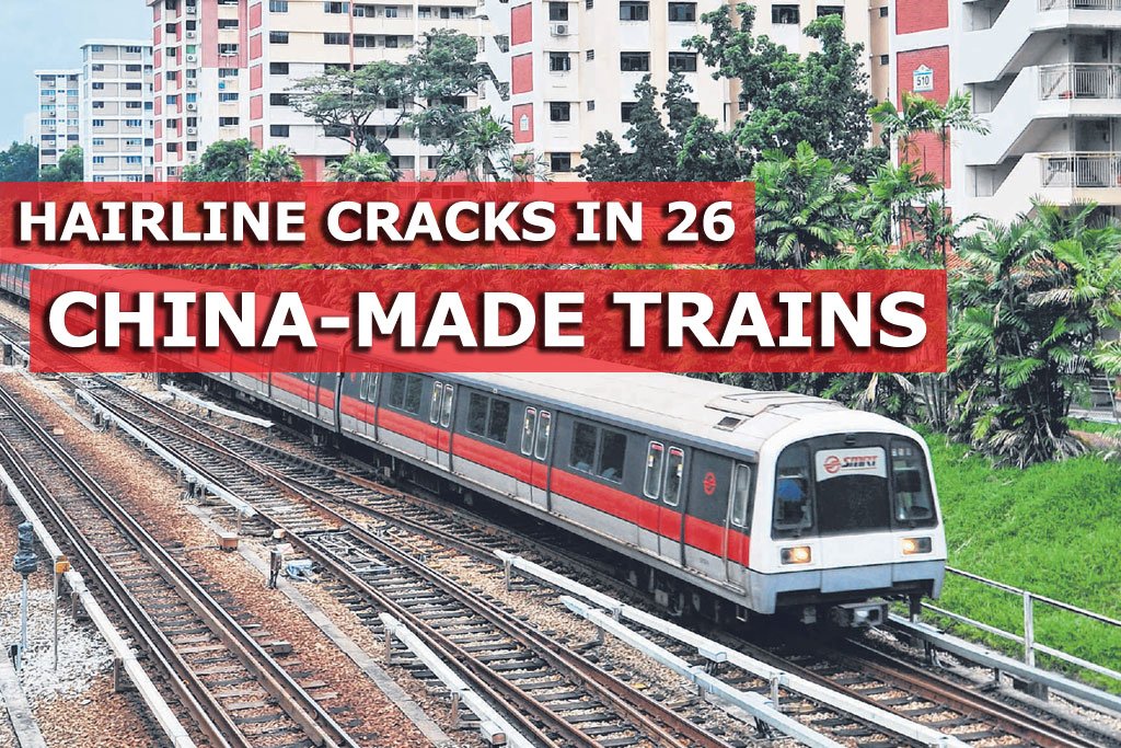 Hairline cracks in 26 MRT trains made in China - Sgcarmart
