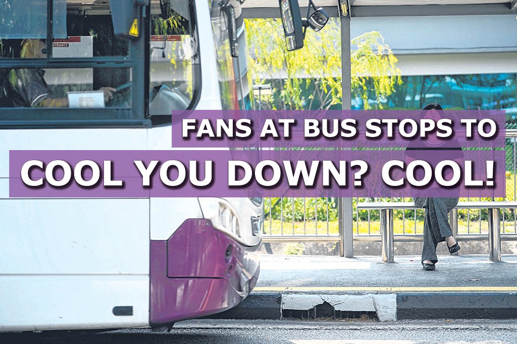 LTA tests use of electric fans at five bus stops in Singapore - Sgcarmart