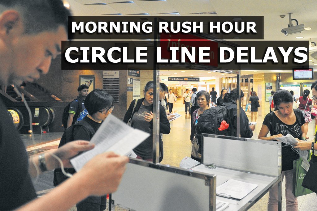 Commuters report Circle Line delays during Monday morning rush hour