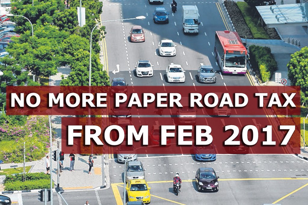 No more paper road tax discs from February 2017