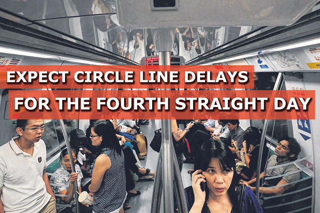 Expect Circle Line delays for the fourth straight day
