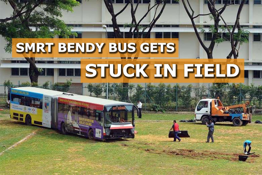What's that bendy bus doing in the field?