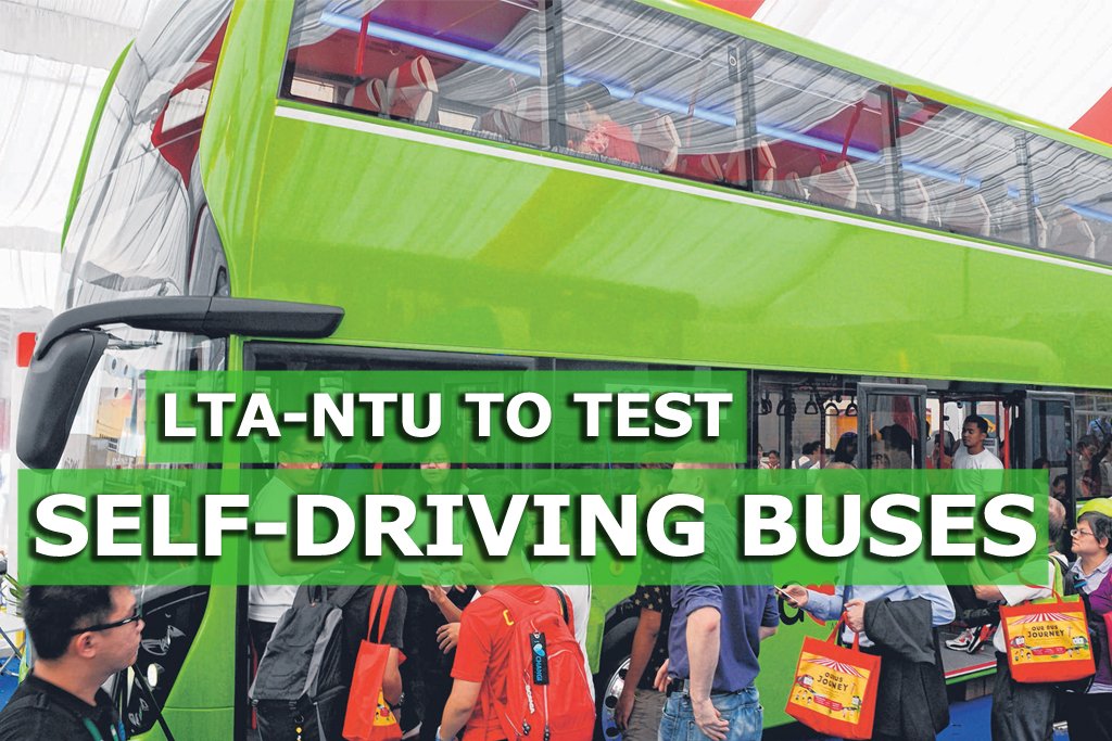 Self-driving buses to be tested in Jurong West under LTA and NTU tie-up
