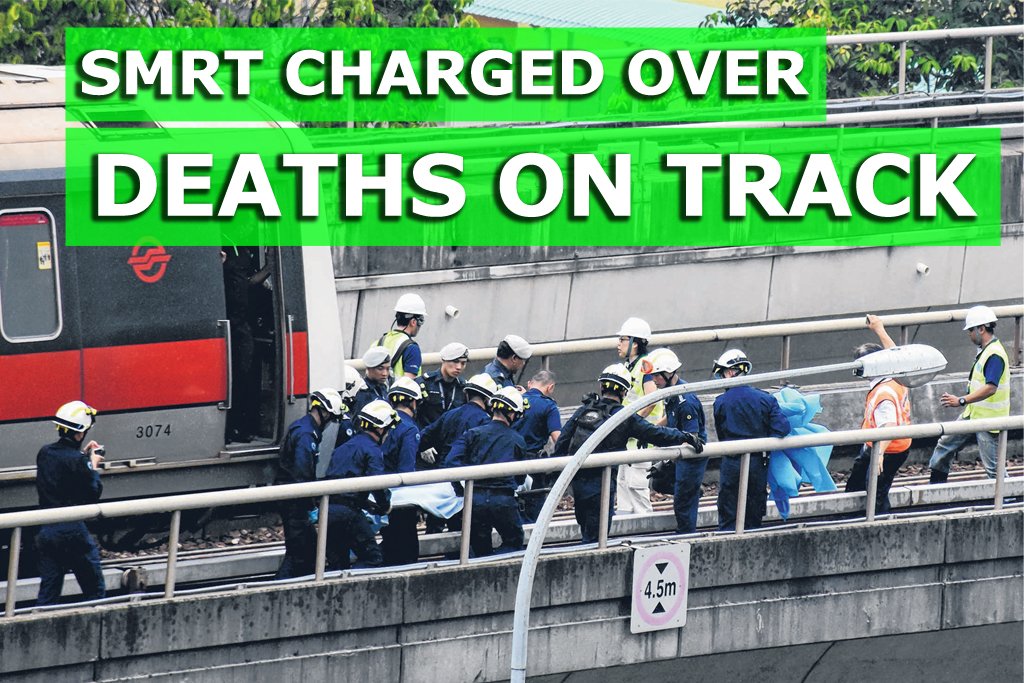 SMRT Trains and two employees charged over deaths of two on railway ...