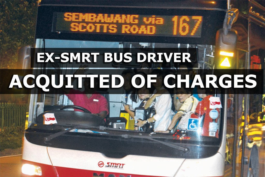 An ex-SMRT bus driver accused of a rash act has been acquitted - Sgcarmart