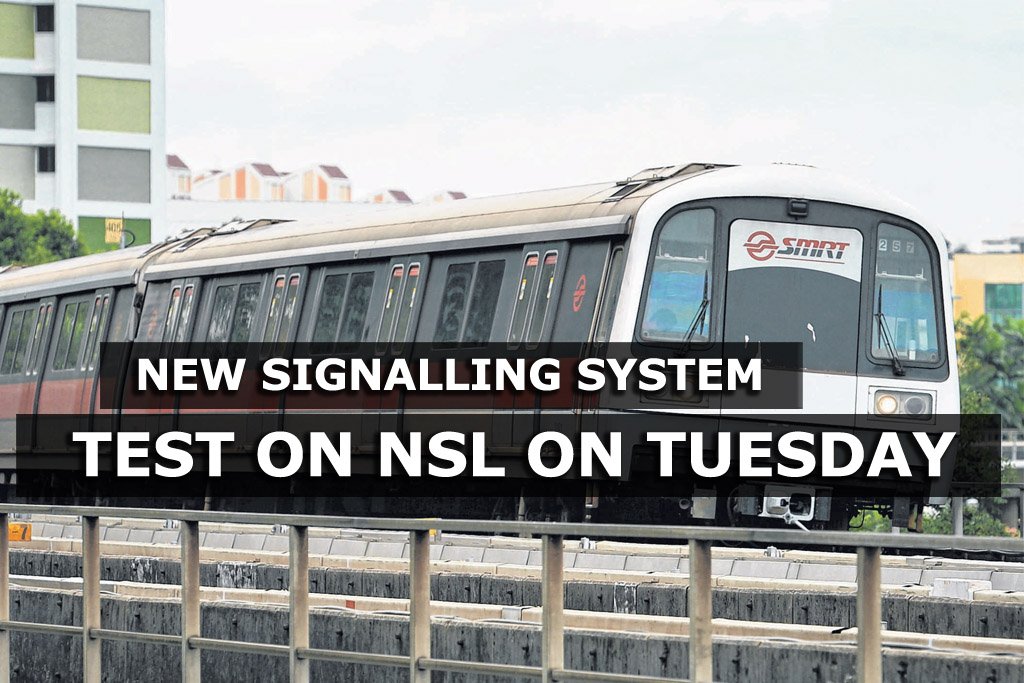 New signalling system on North-South Line to be tested on Tuesday ...