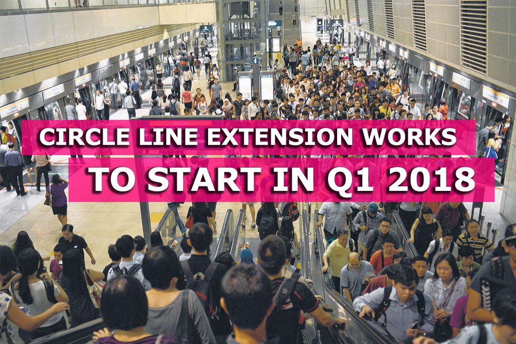 Civil works for Circle Line Extension to start in first quarter of 2018