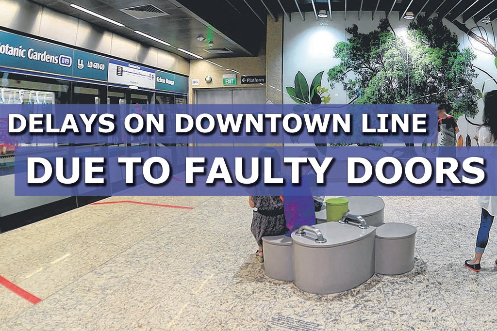 Delays on Downtown Line due to faulty doors - Sgcarmart