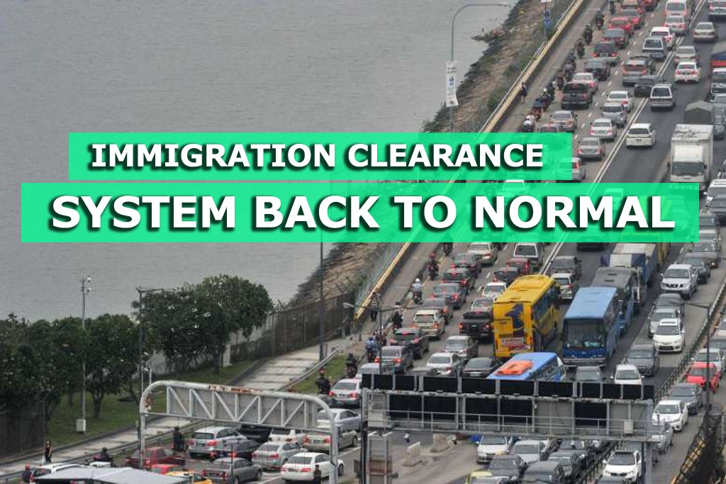 Immigration clearance system at checkpoints returns to normal - Sgcarmart