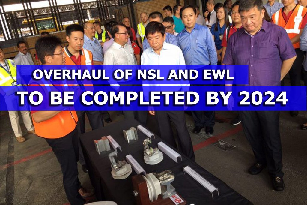 Overhaul of North-South and East-West Lines to be completed by 2024