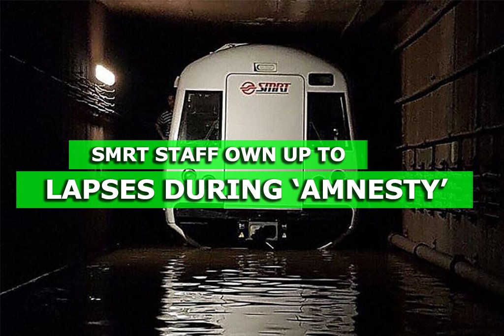Some SMRT staff own up to lapses during 'amnesty'
