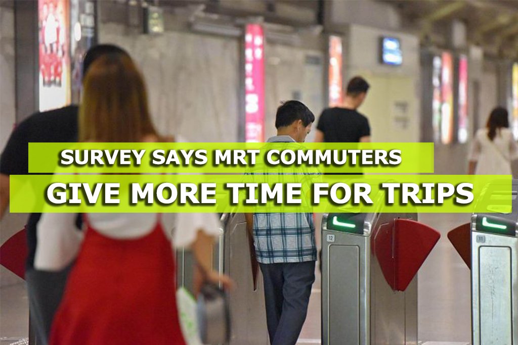 Commuters give more time for MRT trips: Survey - Sgcarmart