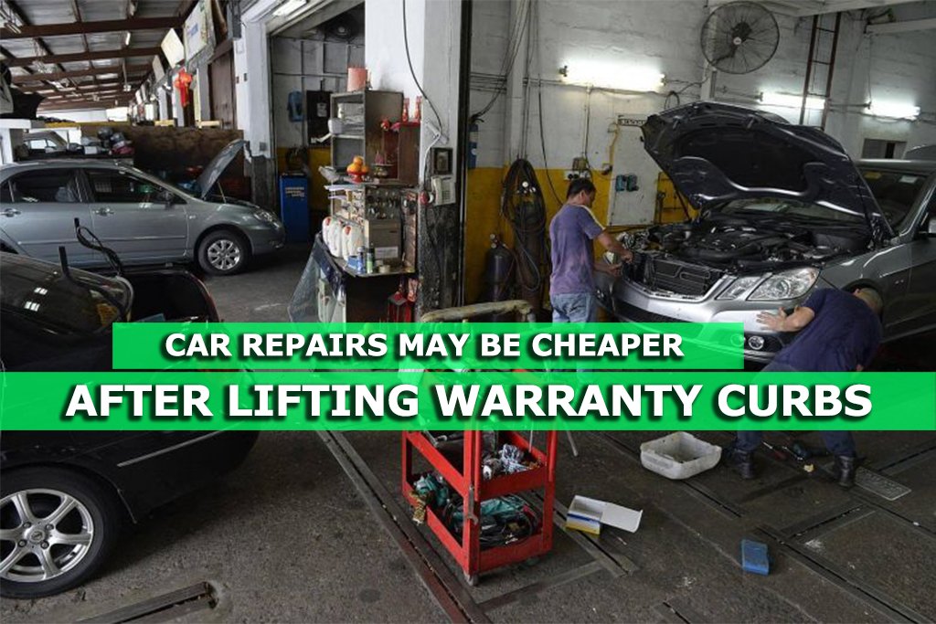 Car repairs may be cheaper after lifting warranty curbs - Sgcarmart