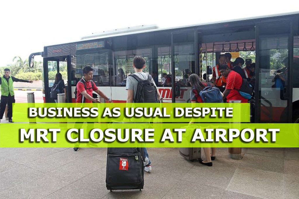 Changi Airport MRT station closure: It's business as usual - Sgcarmart