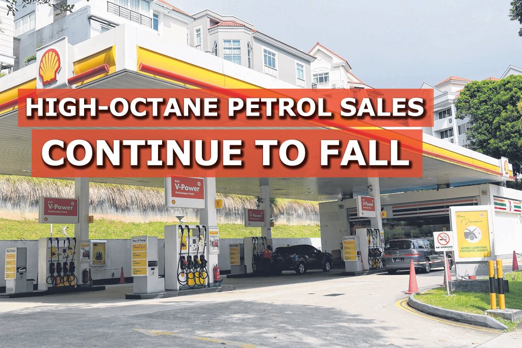 High-octane petrol sales continue to fall - Sgcarmart