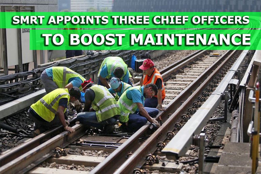 SMRT appoints three officers to boost maintenance, rail operations ...