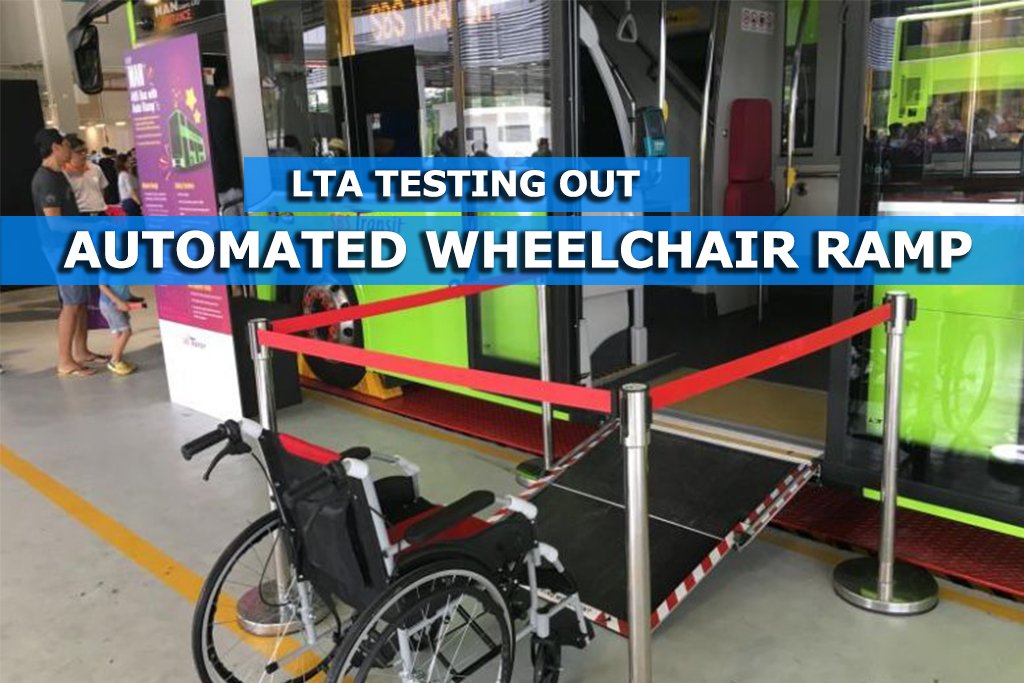 LTA testing out automated wheelchair ramp for buses in six-month pilot ...