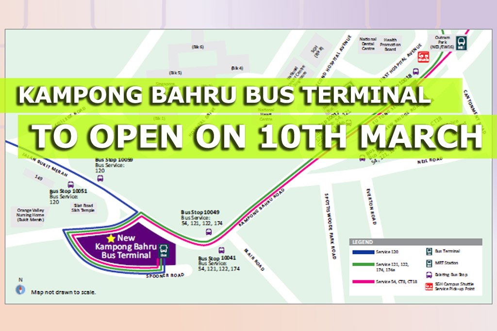 New Kampong Bahru bus terminal to open on 10th March
