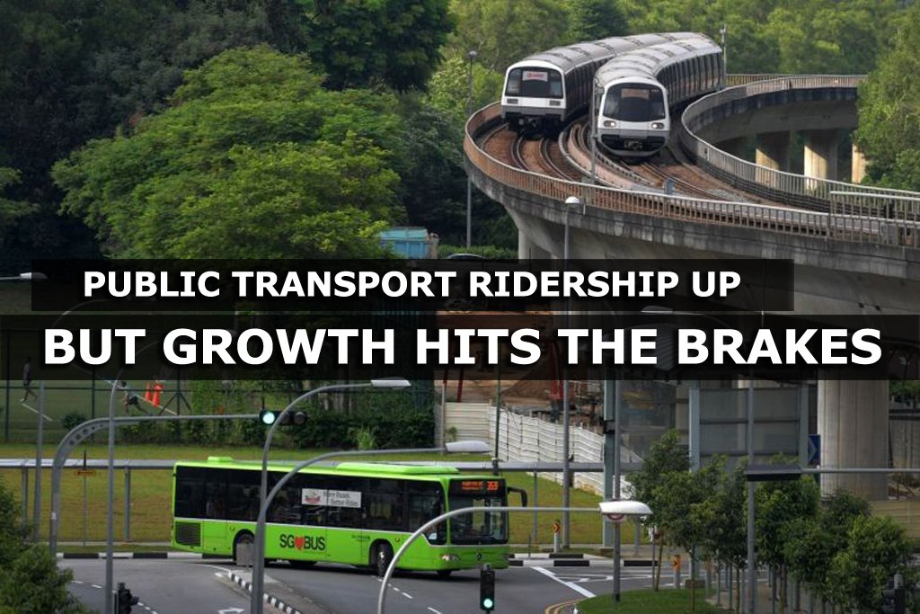 Public transport ridership up but growth hits the brakes