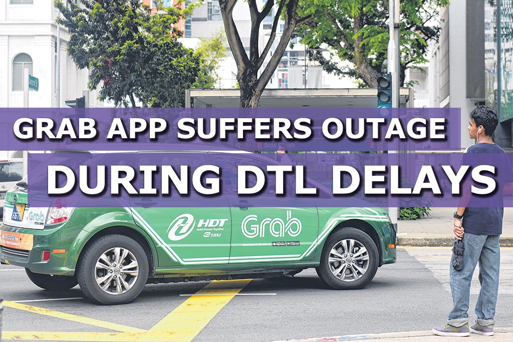 Grab app suffers brief outage during Downtown Line delays - Sgcarmart