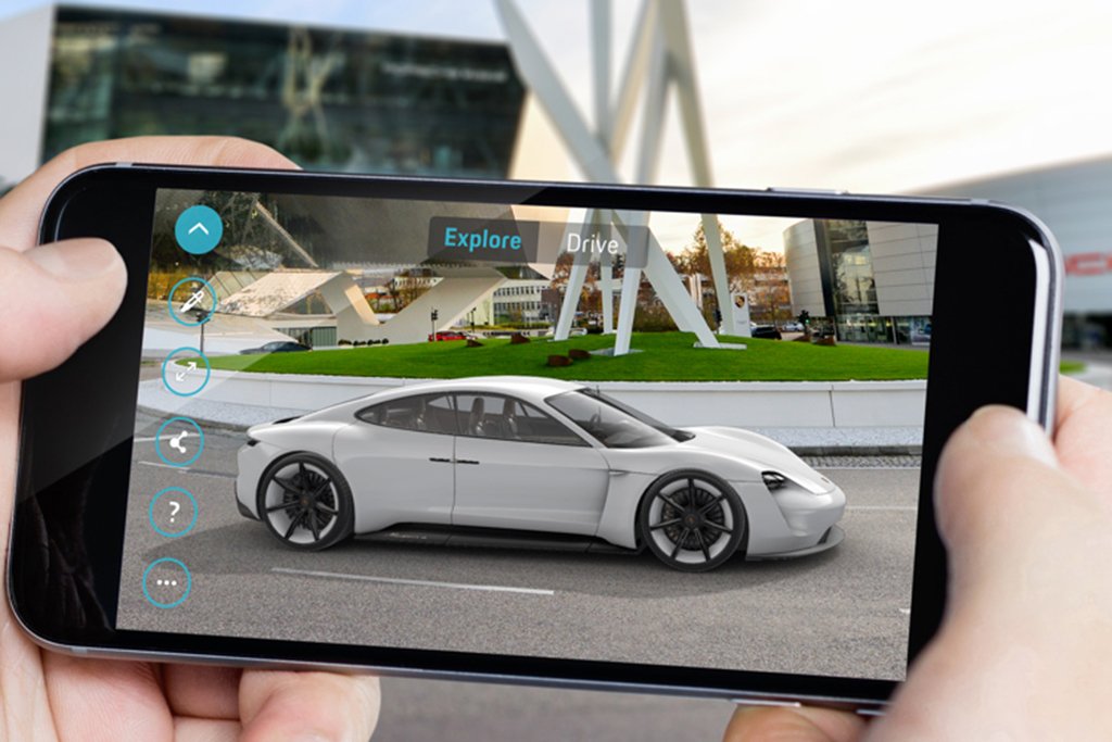 Porsche presents the 'Mission E Augmented Reality' app - Sgcarmart