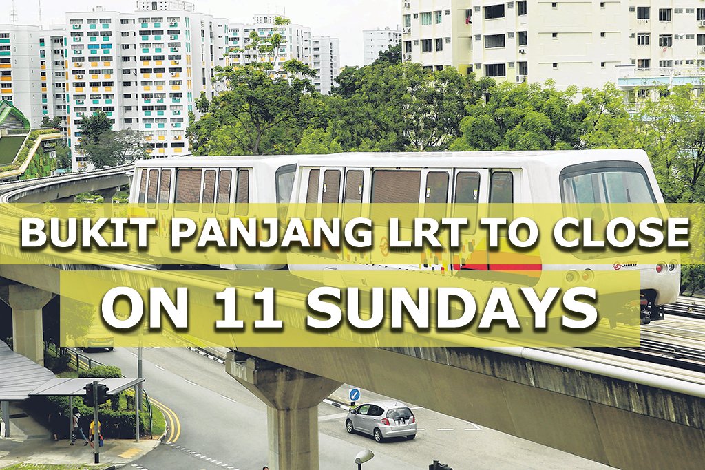 Bukit Panjang LRT to close for 11 Sundays for maintenance starting 15th ...