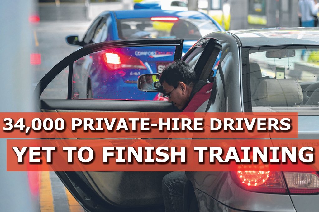 34,000 private-hire car drivers yet to finish training - Sgcarmart