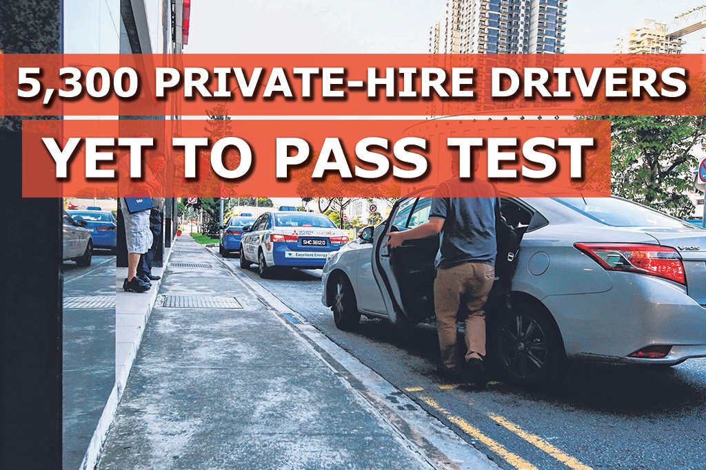 5,300 private-hire car drivers yet to pass vocational licence test