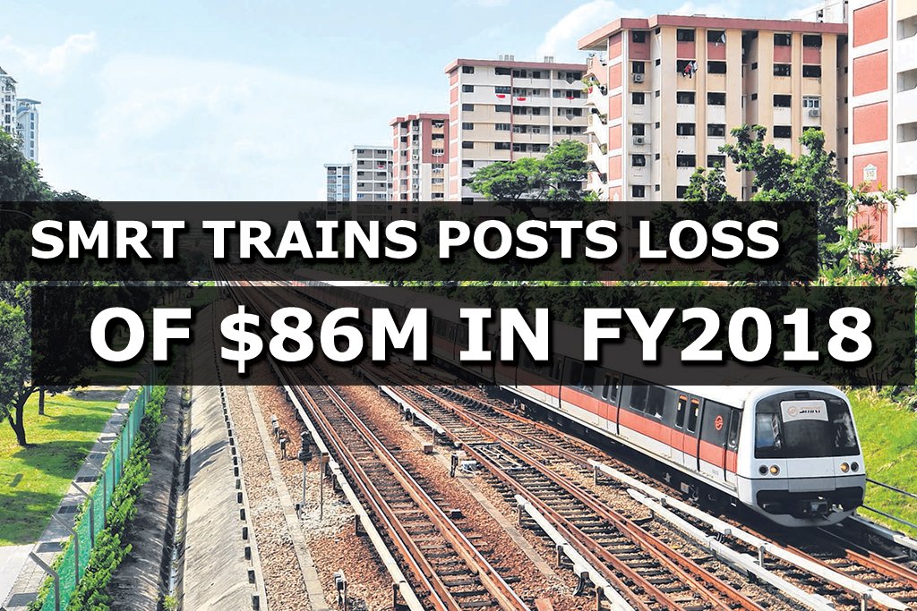 SMRT Trains posts loss of $86m in FY2018
