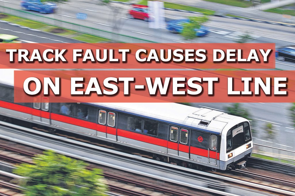 Track fault causes 20-minute delay on East-West line