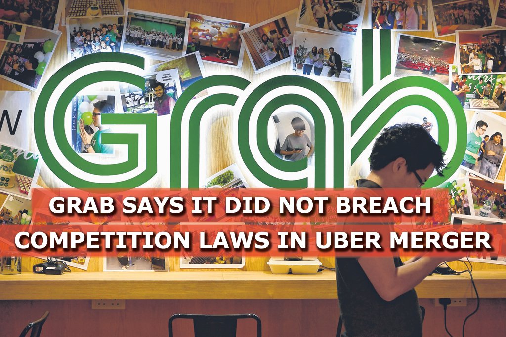 Grab says it did not breach competition laws in Uber merger