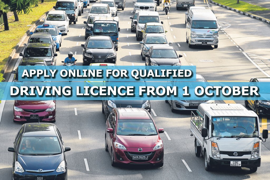 Apply online for qualified driving licences from 1 October