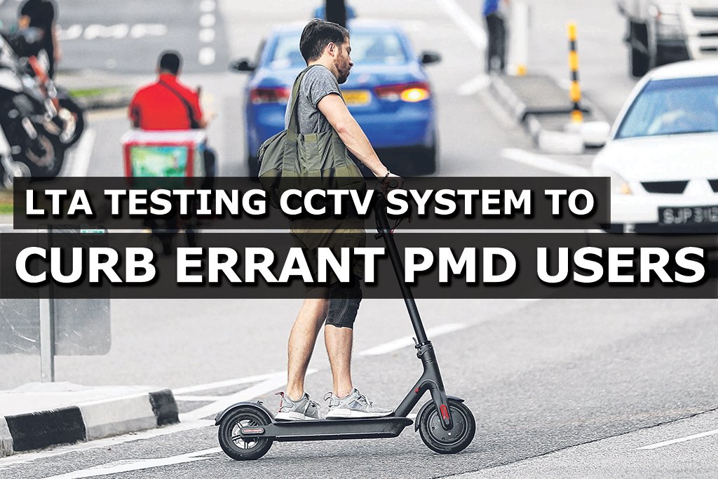 CCTV system being tested by LTA to curb errant PMD use