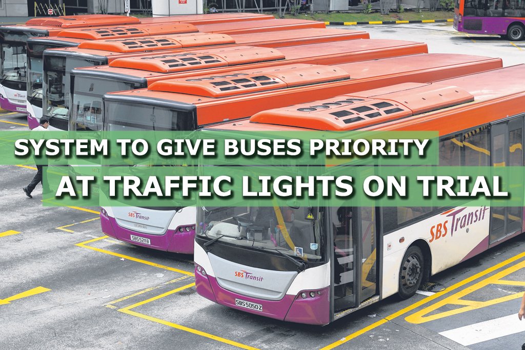 System to give buses priority at traffic lights on trial - Sgcarmart