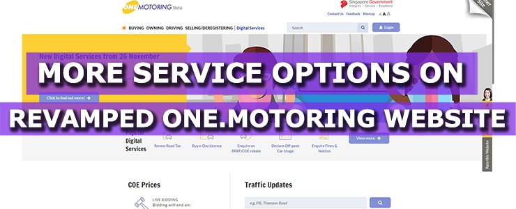 More service options for vehicle owners on revamped One.Motoring website