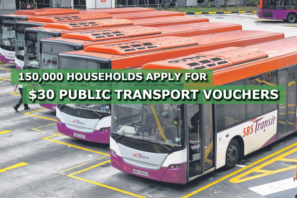 150,000 households apply for $30 public transport vouchers