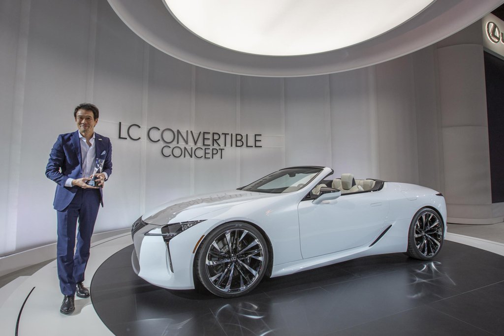 Lexus LC Convertible wins EyesOn Design Award - Sgcarmart
