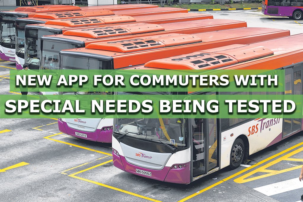 New app for commuters with special needs being tested - Sgcarmart