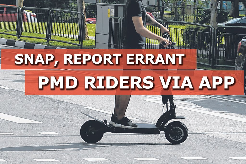 Snap, report errant PMD riders via app - Sgcarmart