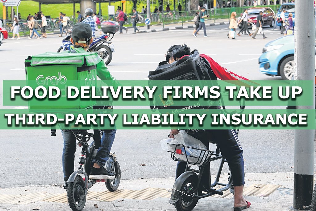 Food delivery firms take up third-party liability insurance - Sgcarmart