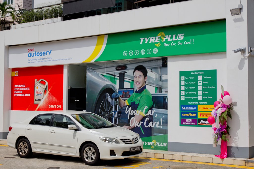 First joint-branded workshop with Shell Autoserv and TYREPLUS opens in ...