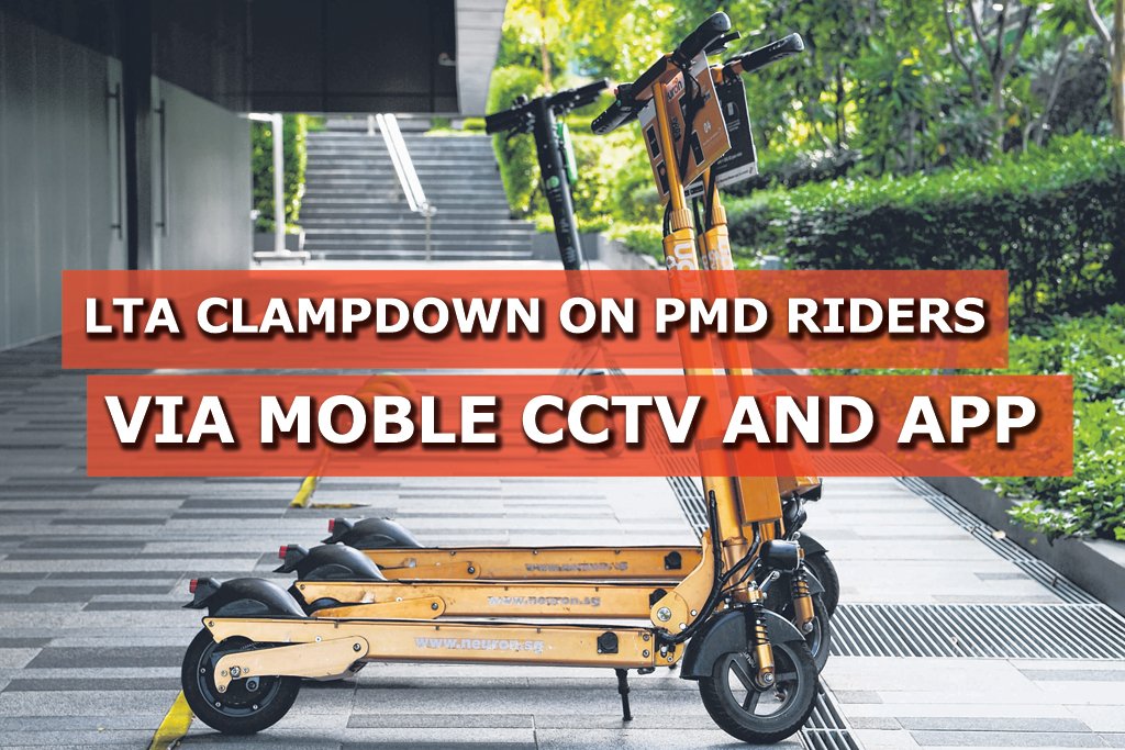 LTA steps up clampdown on errant PMD riders through mobile CCTV and ...