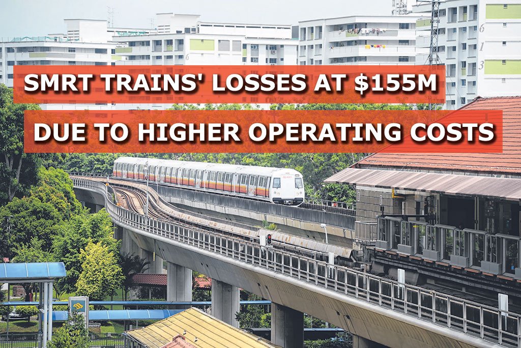 SMRT Trains' losses soar to $155m on higher operating costs - Sgcarmart