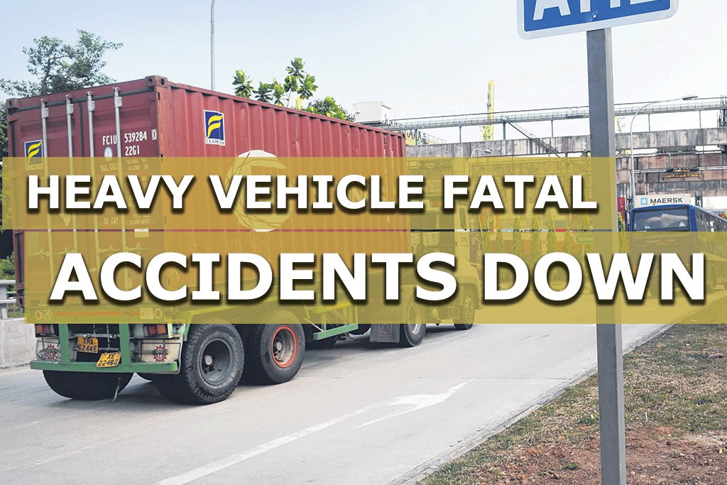 Fatal accidents involving heavy vehicles hit three-year low in 2018