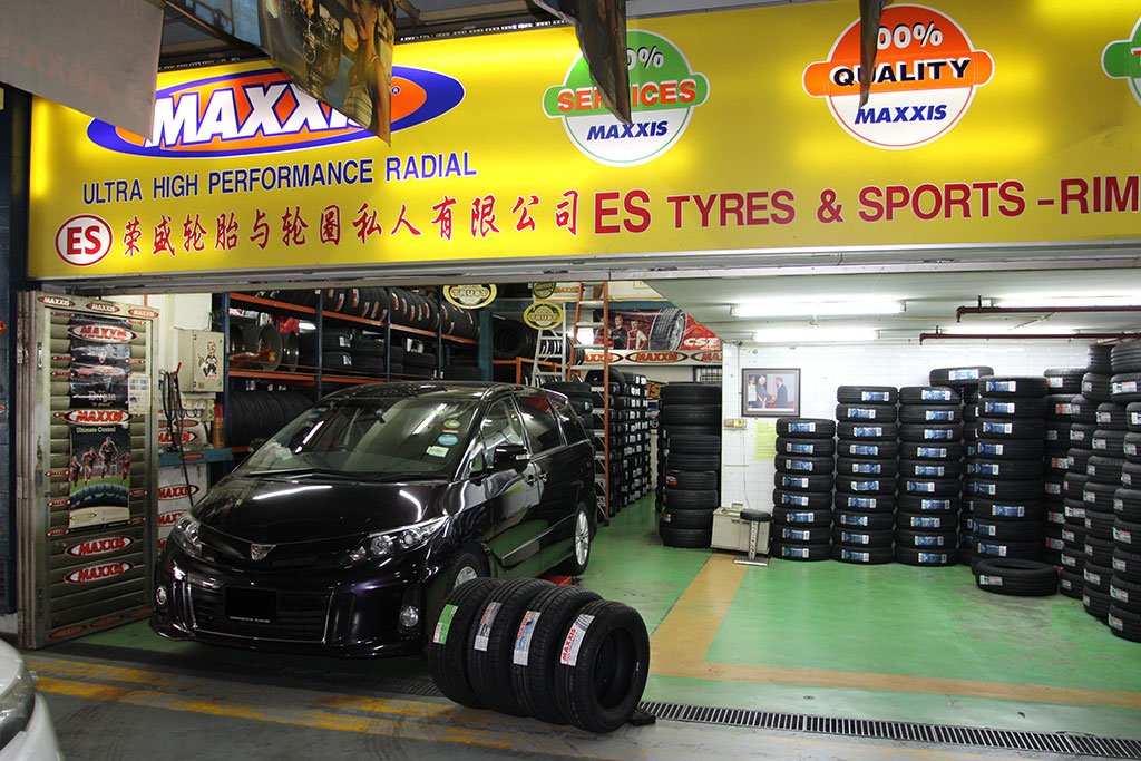 Get your tyres changed today at ES Tyre and Sports Rim