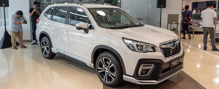 The new Subaru Forester GT Edition showcased in Singapore