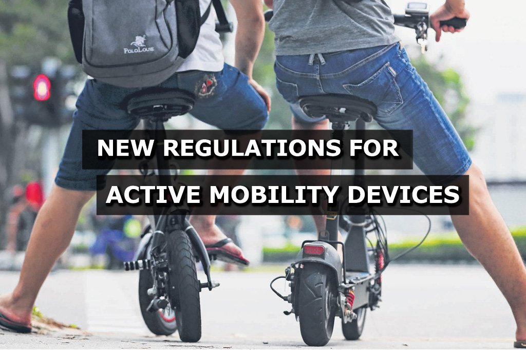 New regulations for active mobility device users - Sgcarmart