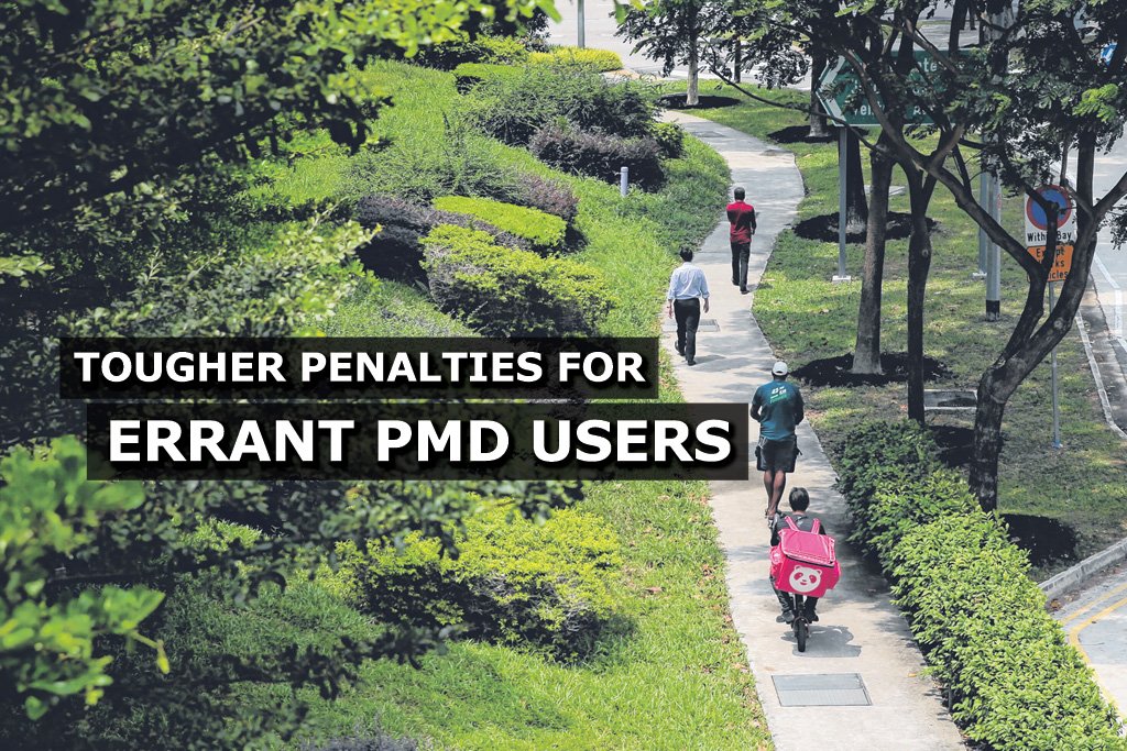 Tougher penalties for errant PMD users